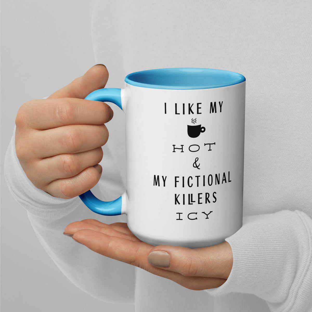 Icy Killers - Fun Reader 15 oz Mug with Color Inside - Waterside Dream ...